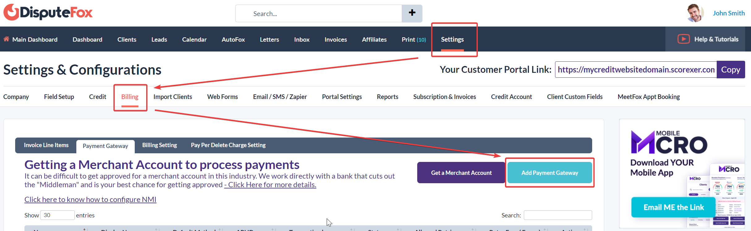 How do I set up payment using Square in DisputeFox? – DisputeFox
