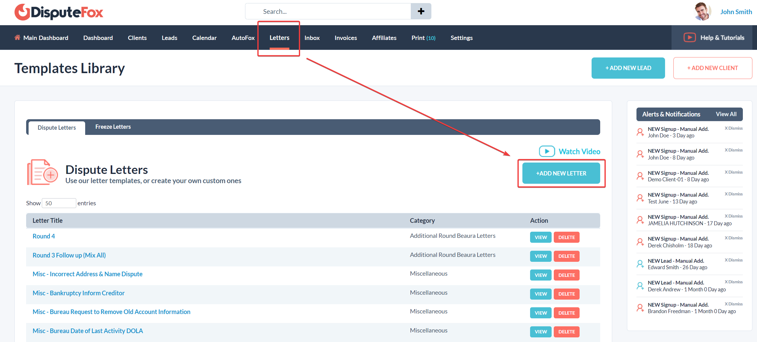 Can I create my own Dispute Letters within the software? – DisputeFox